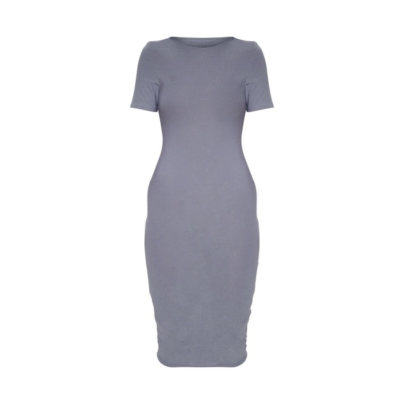 PrettyLittleThing | Dresses | Pretty Little Thing Grey Dress | Poshmark